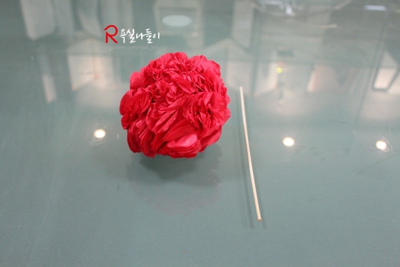 종이꽃볼만들기 파티용 인테리어 습자지꽃볼만들기 네이버 블로그