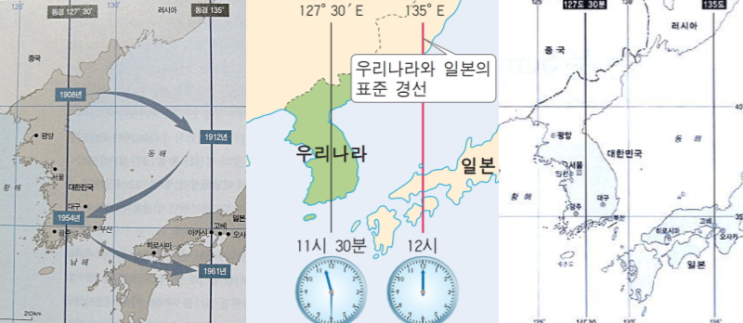태양시 표준시 표준자오선 본초자오선 정오 자정 태양 남중 사모아 독립국 사모아인 날짜변경선 천문 원리와