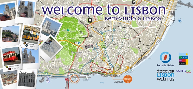 리스본 지도 리스본 여행 메트로 지도 숙소 대중교통 공항 지도 네이버 블로그