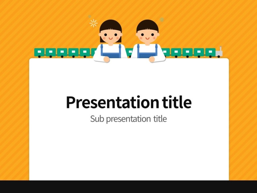 피피티 템플릿 학생 어린이 캐릭터가 있는 귀여운 Ppt 템플릿 네이버 블로그
