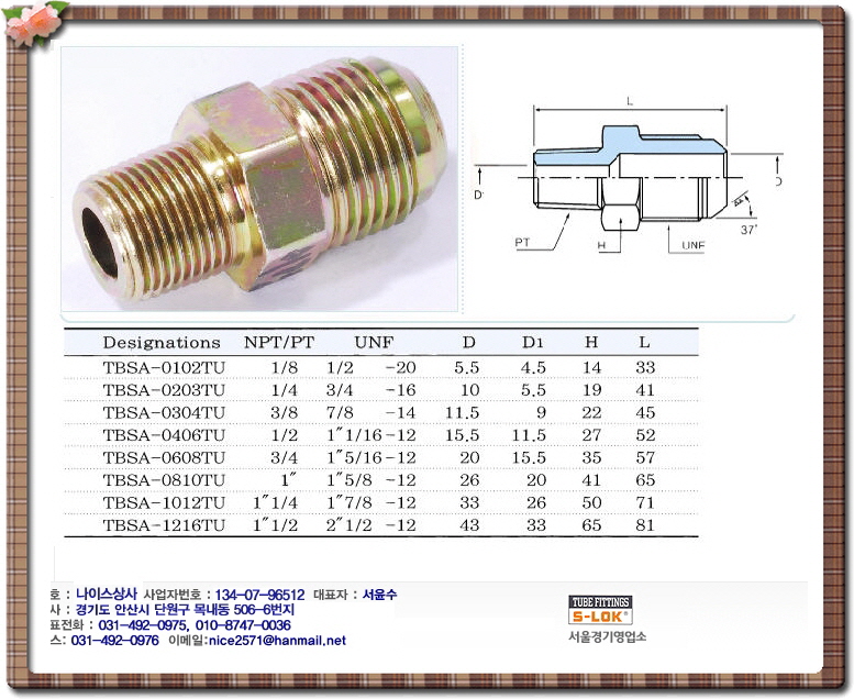 커플링 유압 고압호스 카플링에 사용되는 나사 산 규격 사이즈와 크기 PT PF UNF 호수히터 포스팅 : 네이버 블로그