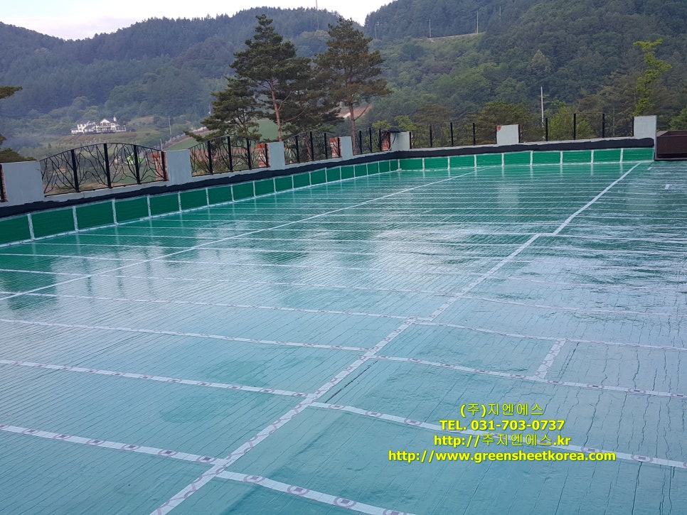 강원도 평창군 평창보타닉가든 카페 옥상을 이중복합 방수방근시트로 방수시공 완료한 주지엔에스 네이버 블로그