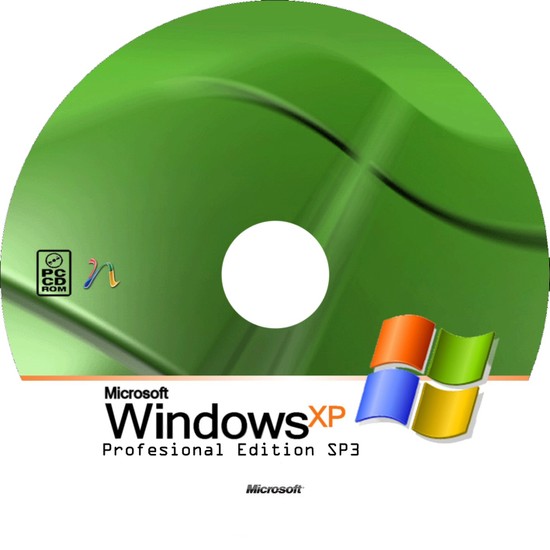 Windows XP Professional SP3 CD Label : 네이버 블로그