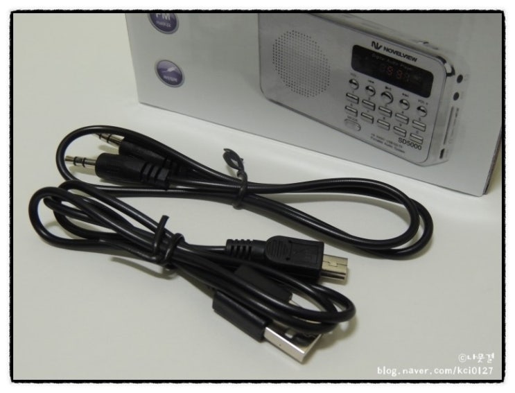 뽐뿌::노벨뷰 휴대용 MP3 스피커 SD5000 사용기